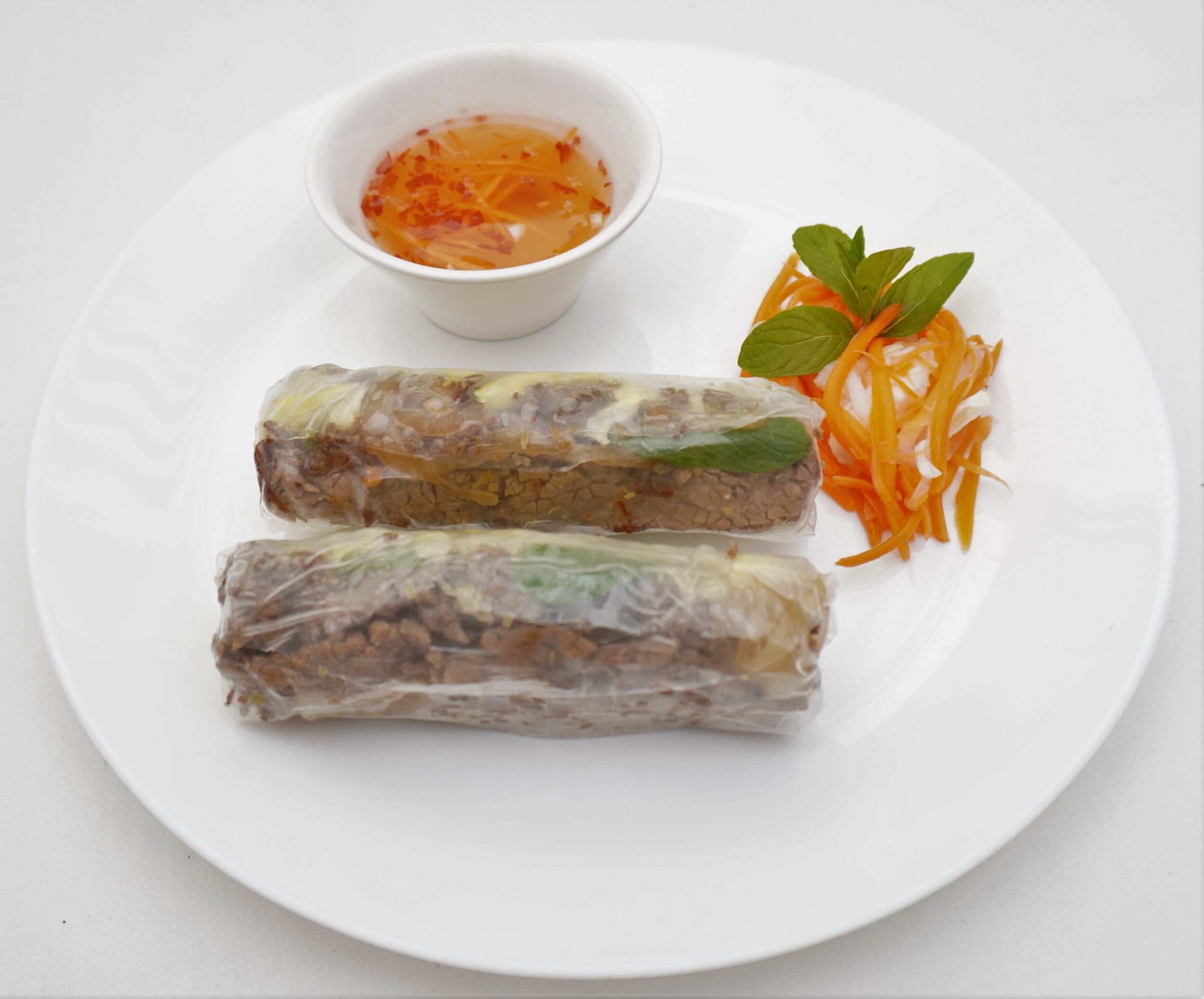 Beef Rice Paper Rolls | Basil and Mint Vietnamese Restaurant